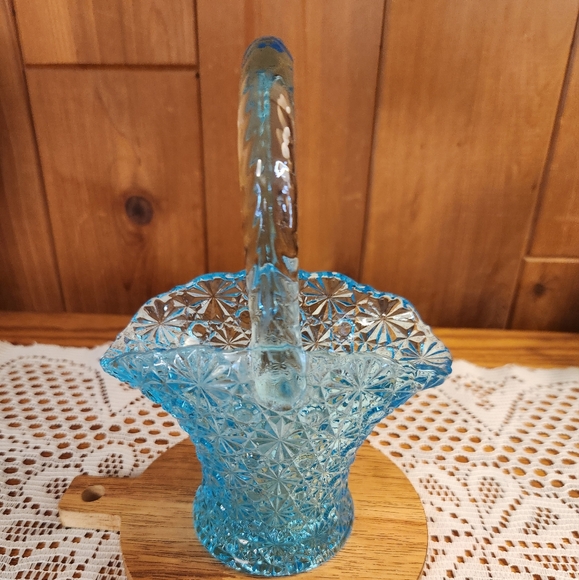 Fenton | Accents | Vintage Fenton Art Glass Basket | Poshmark
